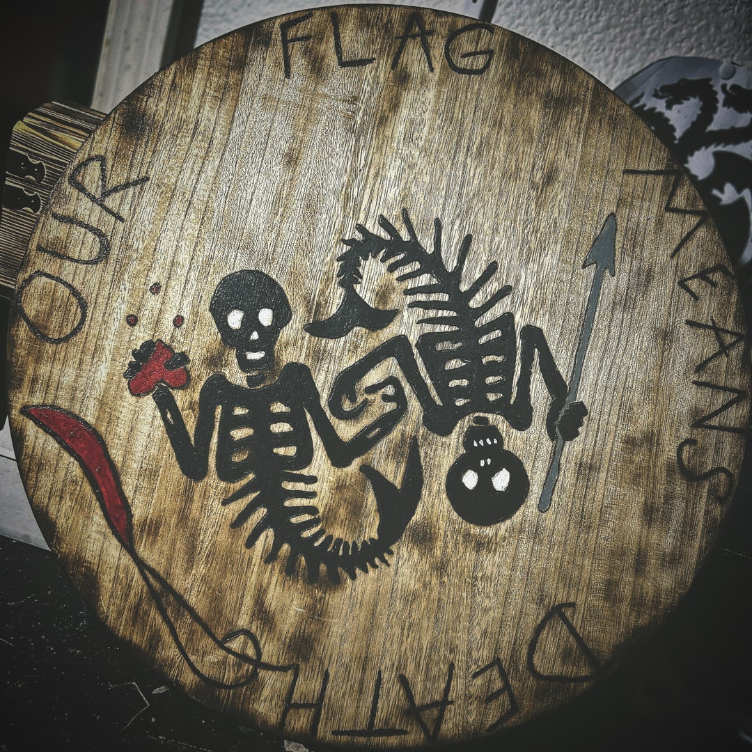 Mermaid Skeletons/ Pirate Shield / Blackbeard and Bonnet / OFMD - Etsy