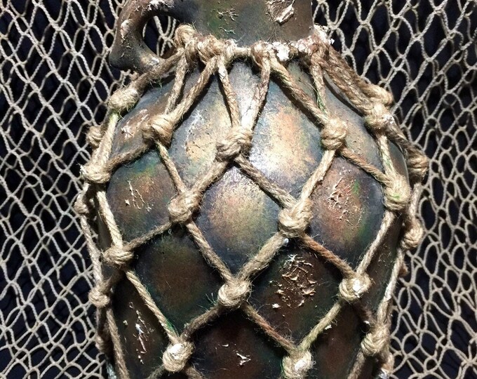 Grog / Large Classic Pirate Bottle / Pirate / Macrame / - Etsy