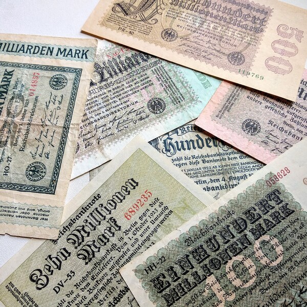 Old German Banknotes - Etsy
