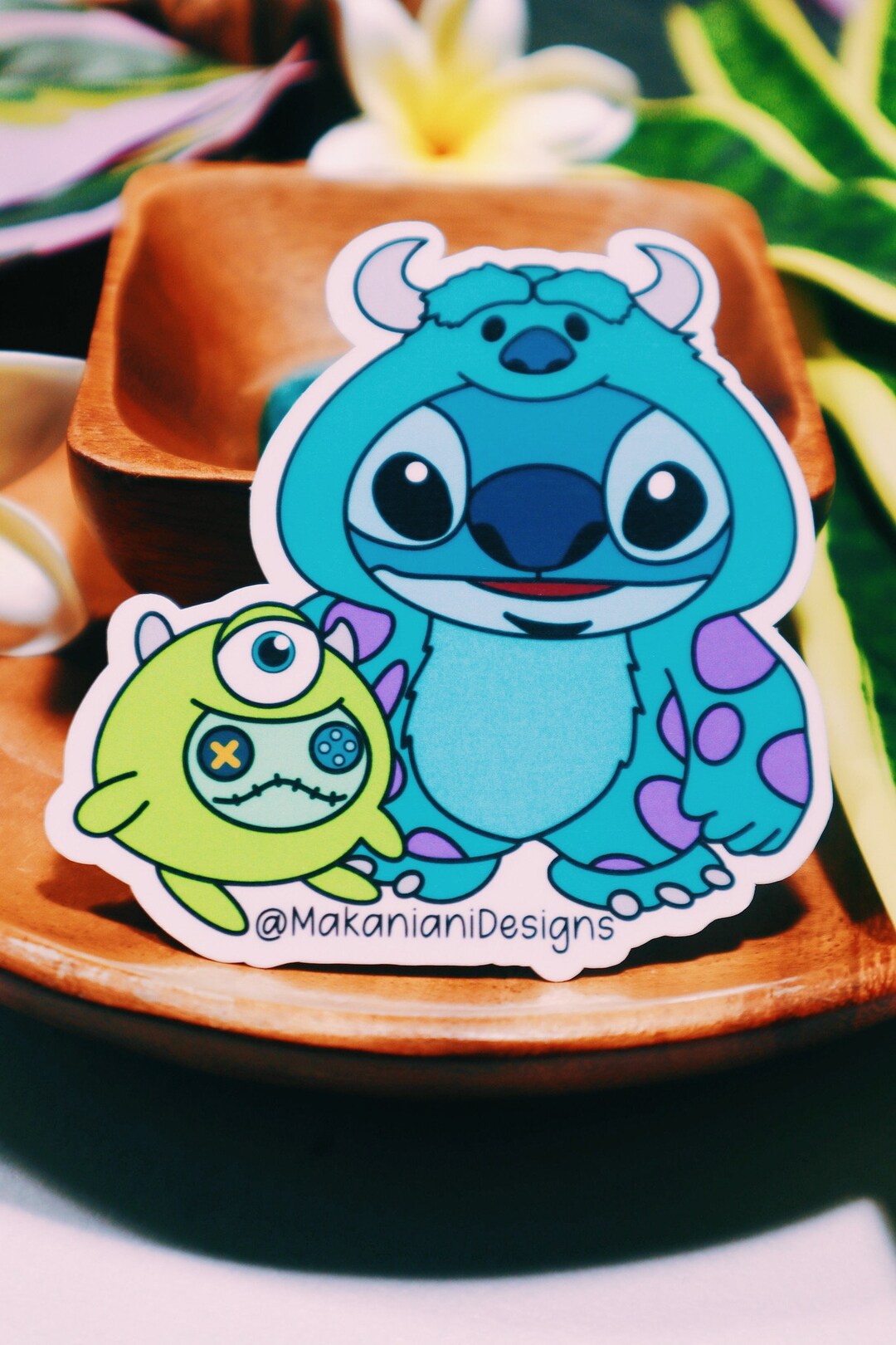Disney Monsters Inc. Mike and Sully Themed Lilo and Stitch and Srump ...
