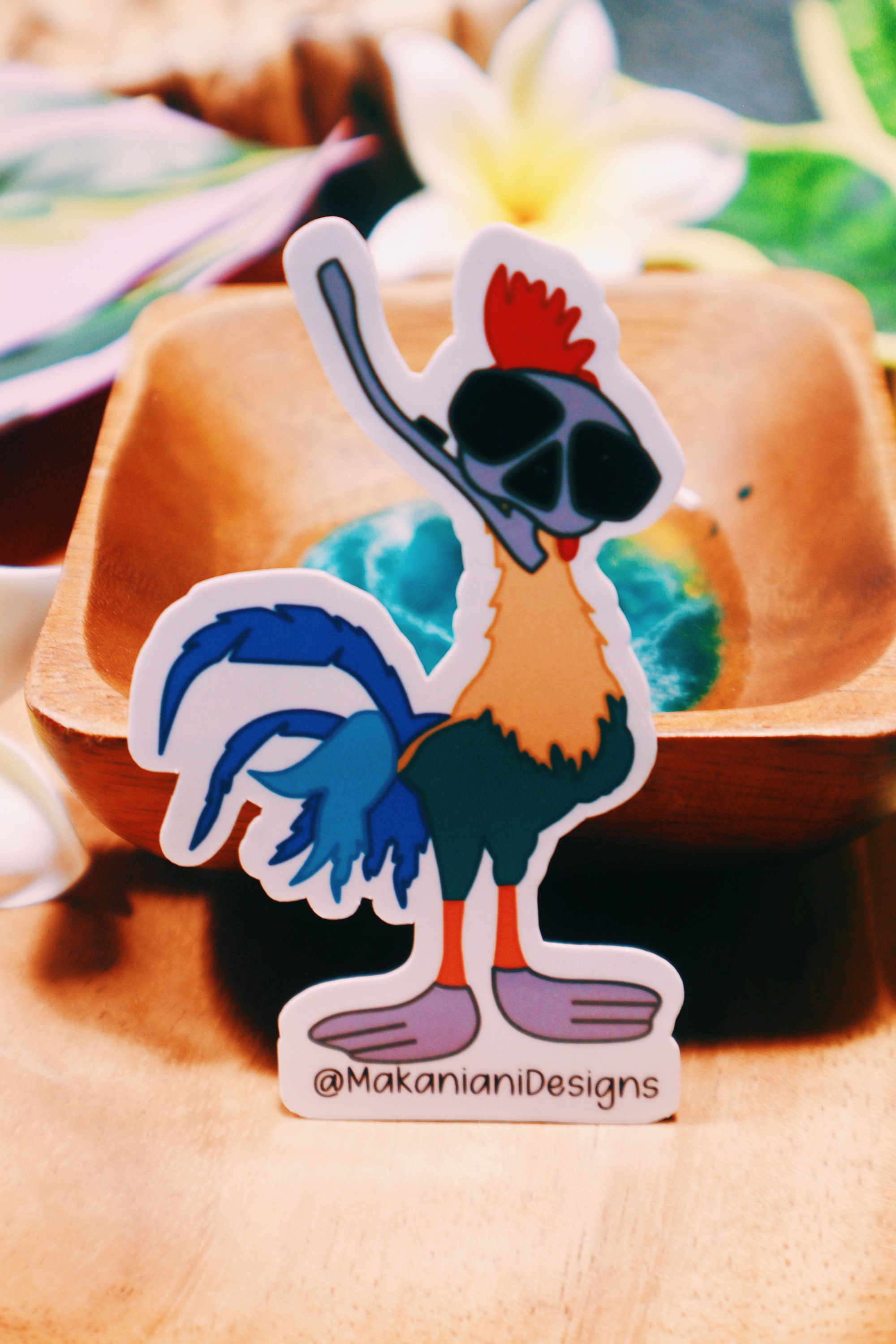 Disney Moana Heihei Snorkel Scuba Diver Chicken Decal Sticker - Etsy