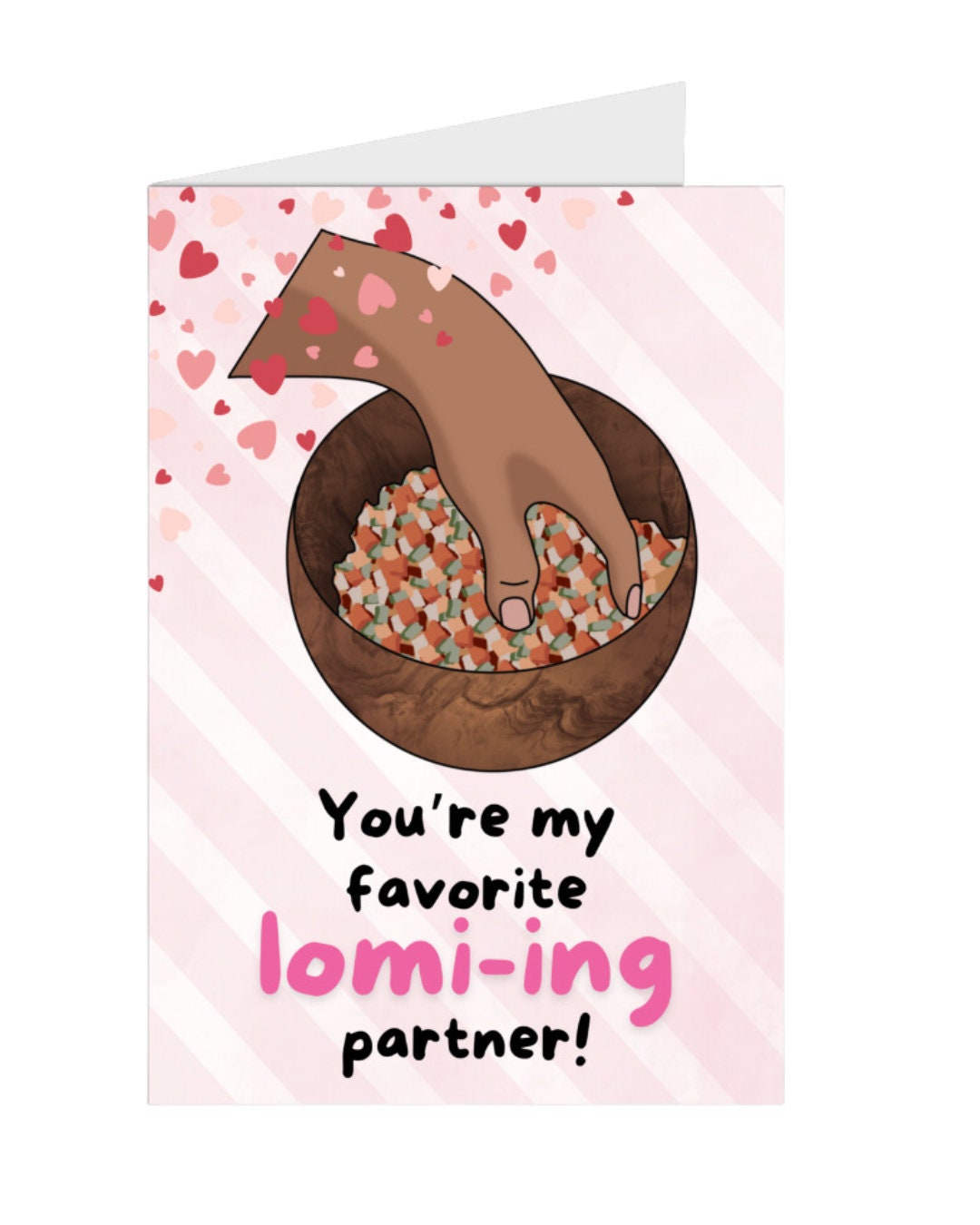 You're My Favorite Lomi-ing Partner/ Lomi Lomi Salmon Joke/ Punny ...
