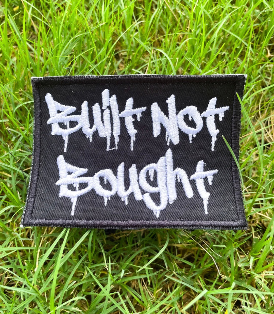 Built Not Bought Embroidered Iron-on Patch/ Custom Build Car or Truck ...