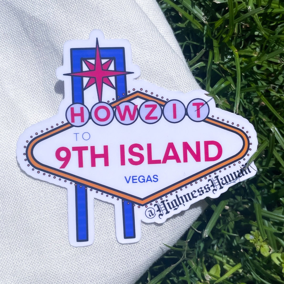 Hawaiian Ninth Island Las Vegas Nevada Sign Decal Sticker - Etsy