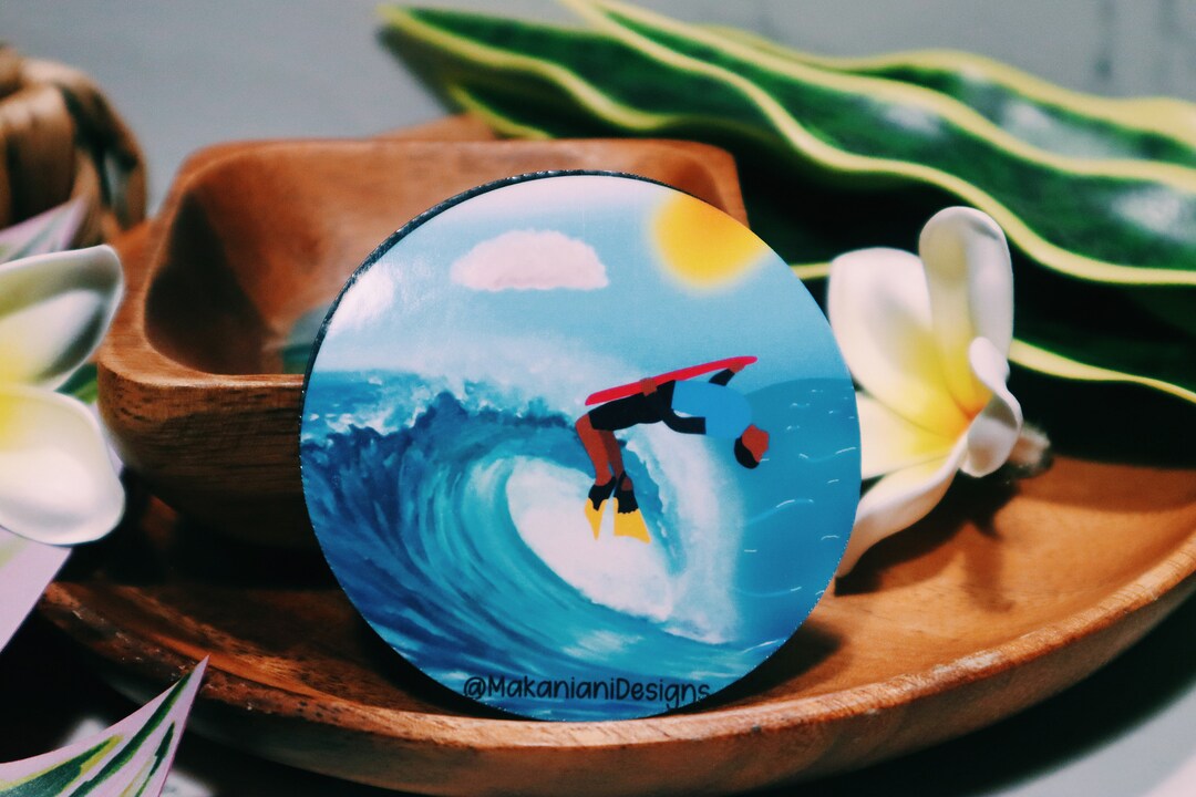 Body Boarder/ Body Surfing/ Hawaiian Water Sport/ Beach Lover Paradise ...