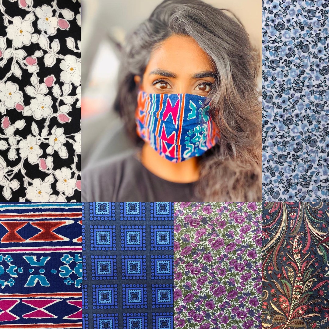 Choice of Liberty Print Face Masks With Filter Pocket and One FREE ...