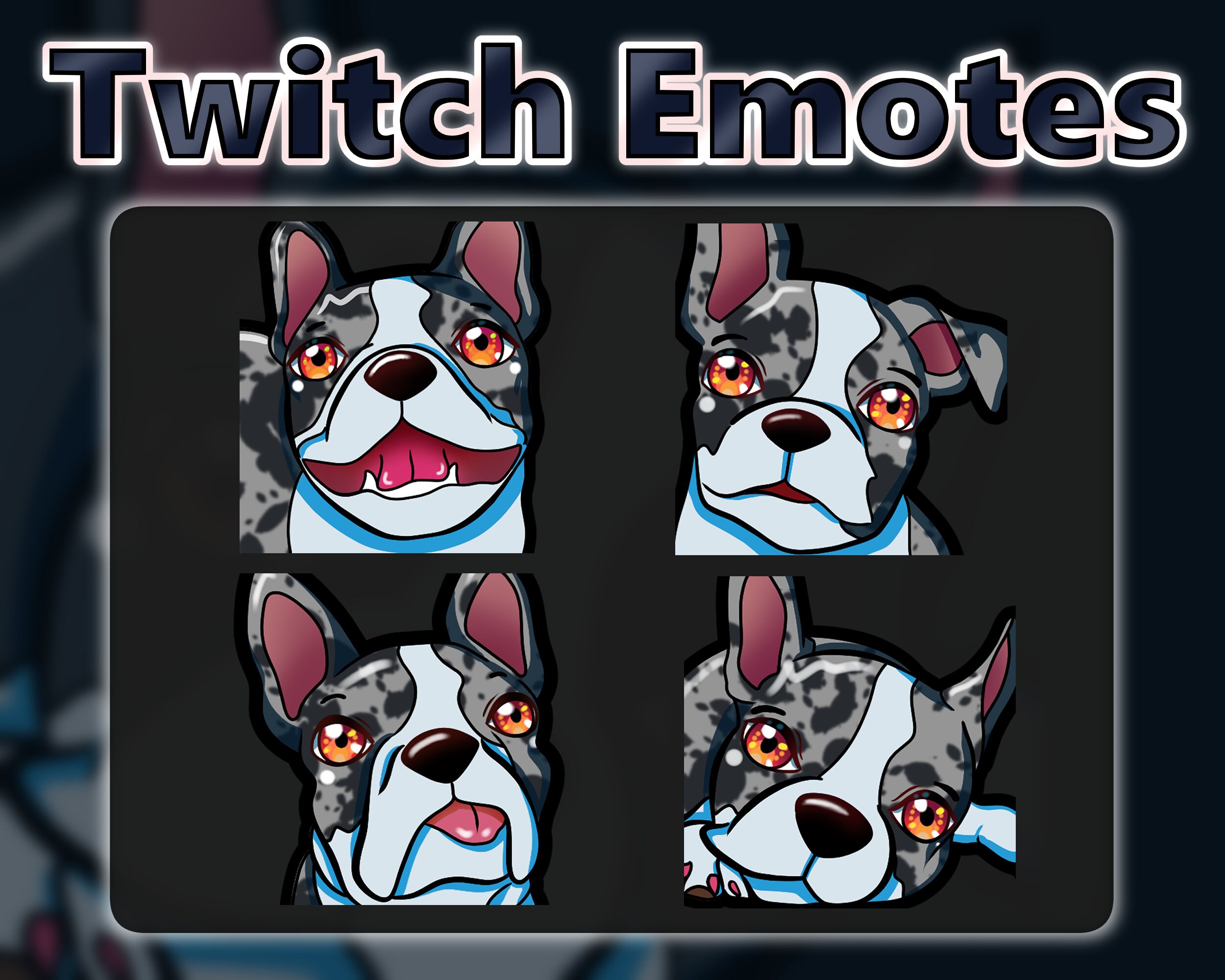 Twitch Emotes Cute Emotes Dog Emotes Discord Emotes - Etsy