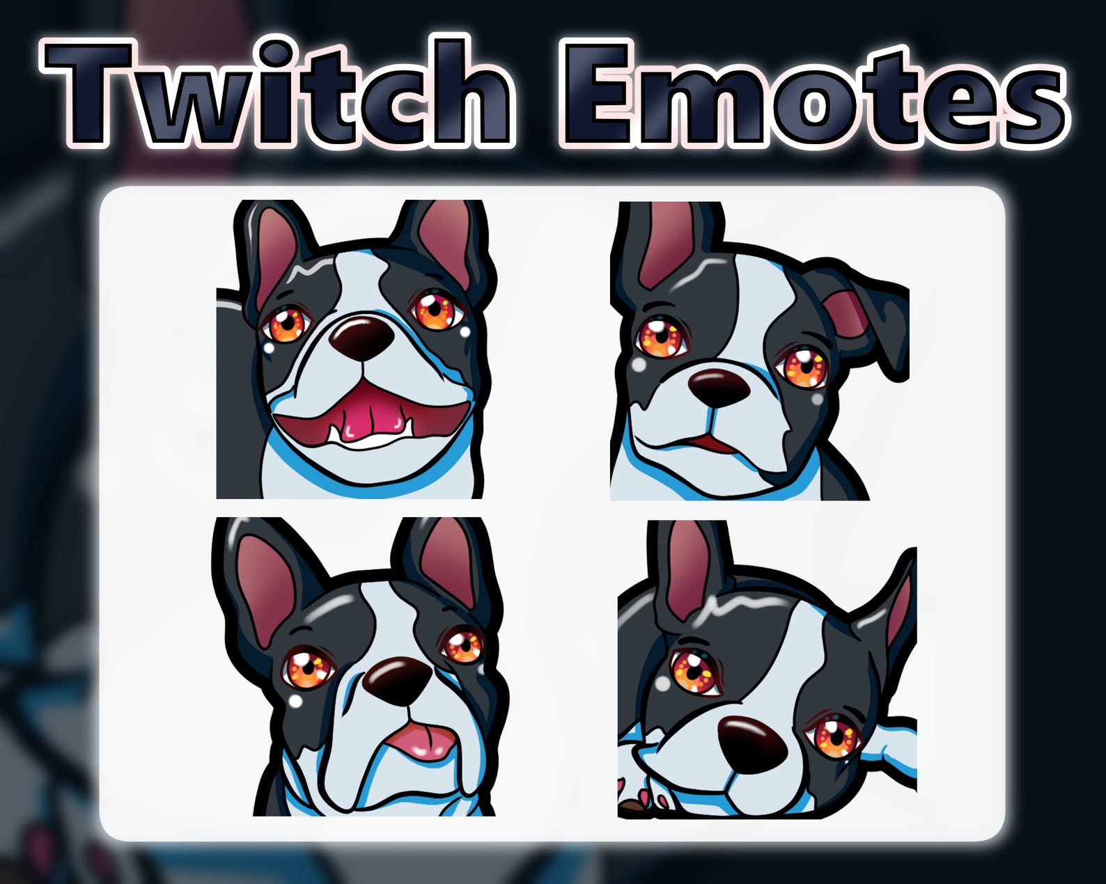 Twitch Emotes Cute Emotes Dog Emotes Discord Emotes - Etsy