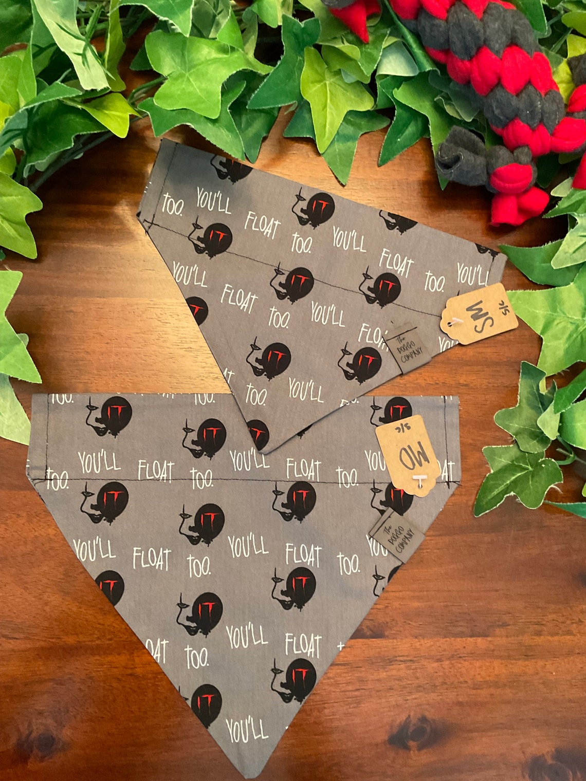 You'll Float Too Dog Over-collar Bandana XS-L - Etsy