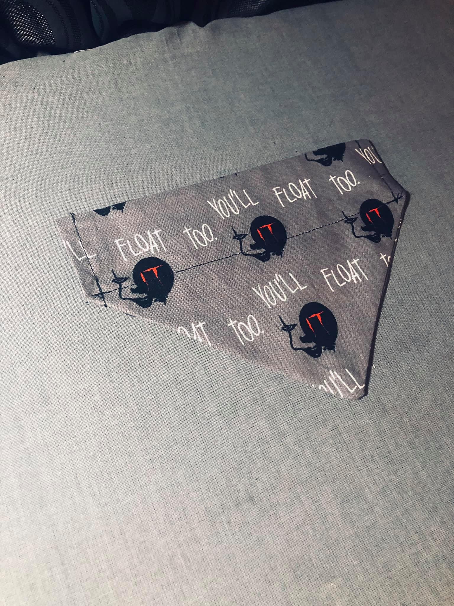 You'll Float Too Dog Over-collar Bandana XS-L - Etsy