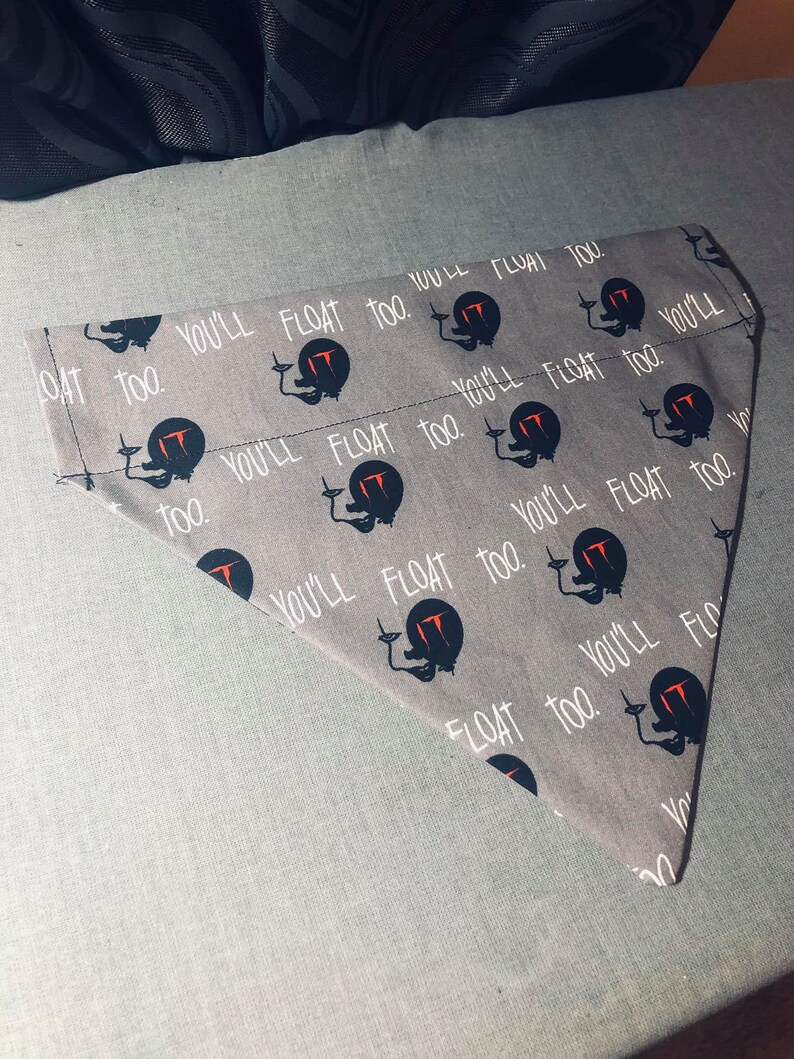 You'll Float Too Dog Over-collar Bandana XS-L - Etsy