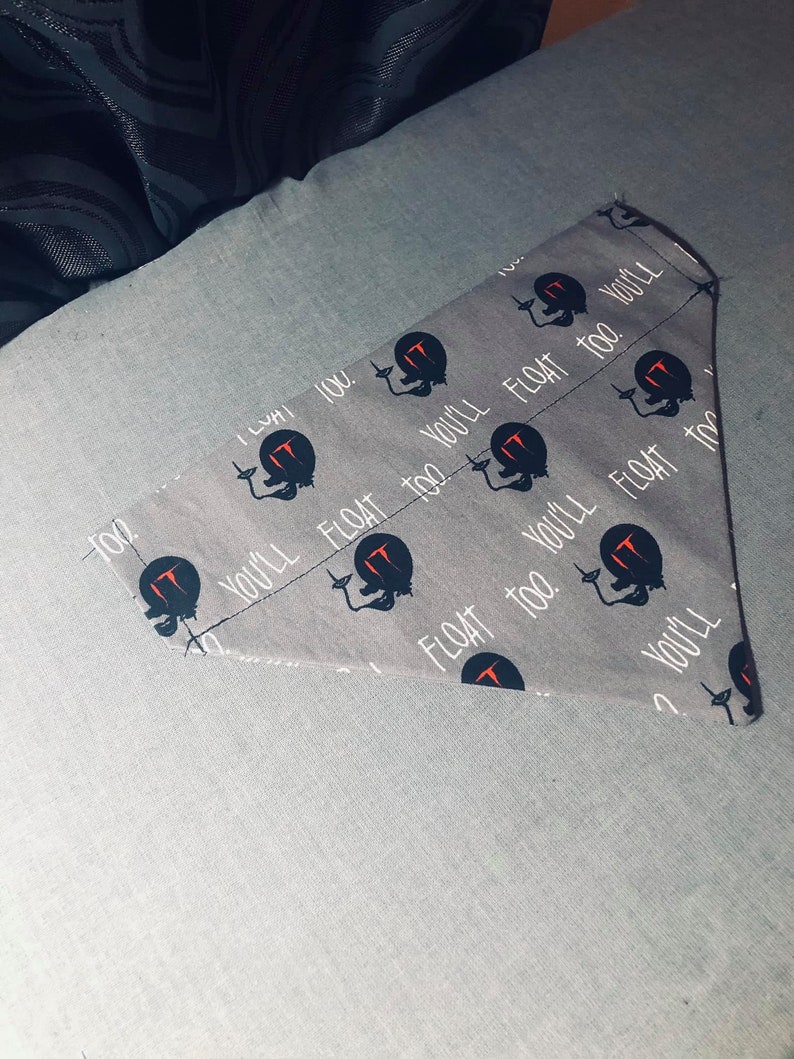 You'll Float Too Dog Over-collar Bandana XS-L - Etsy