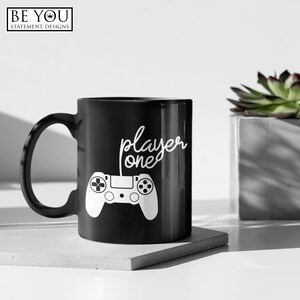 Player One Player Two Gamer Couple Mug, Cute Matching Valentine's Day ...