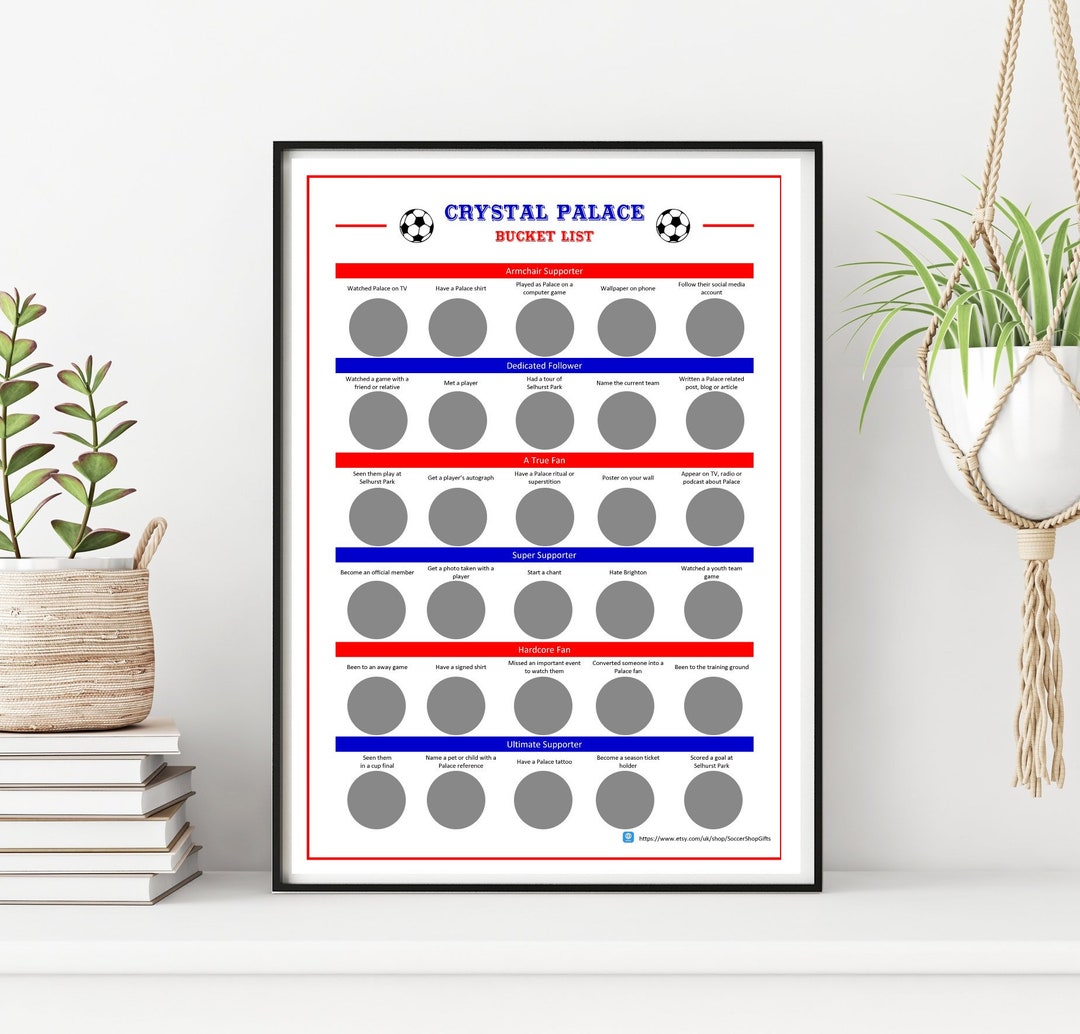Scratch off Poster Crystal Palace - Etsy