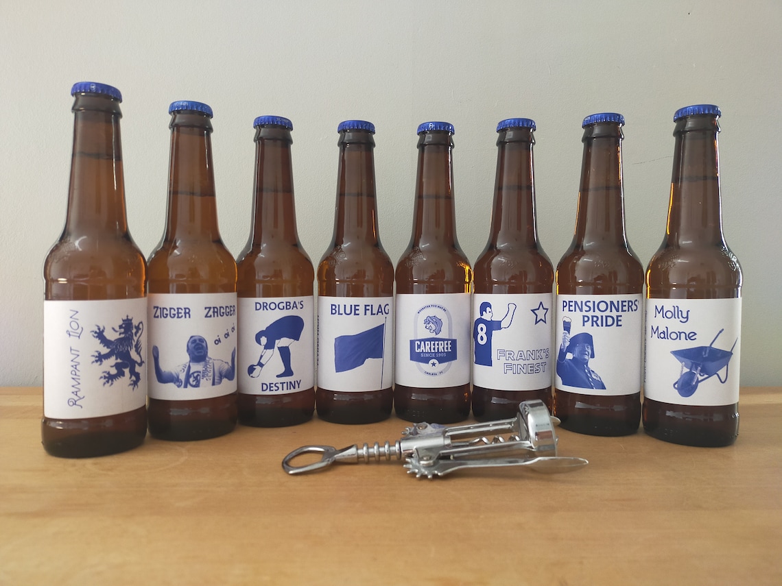 Chelsea Beer Bottle Labels - Etsy UK