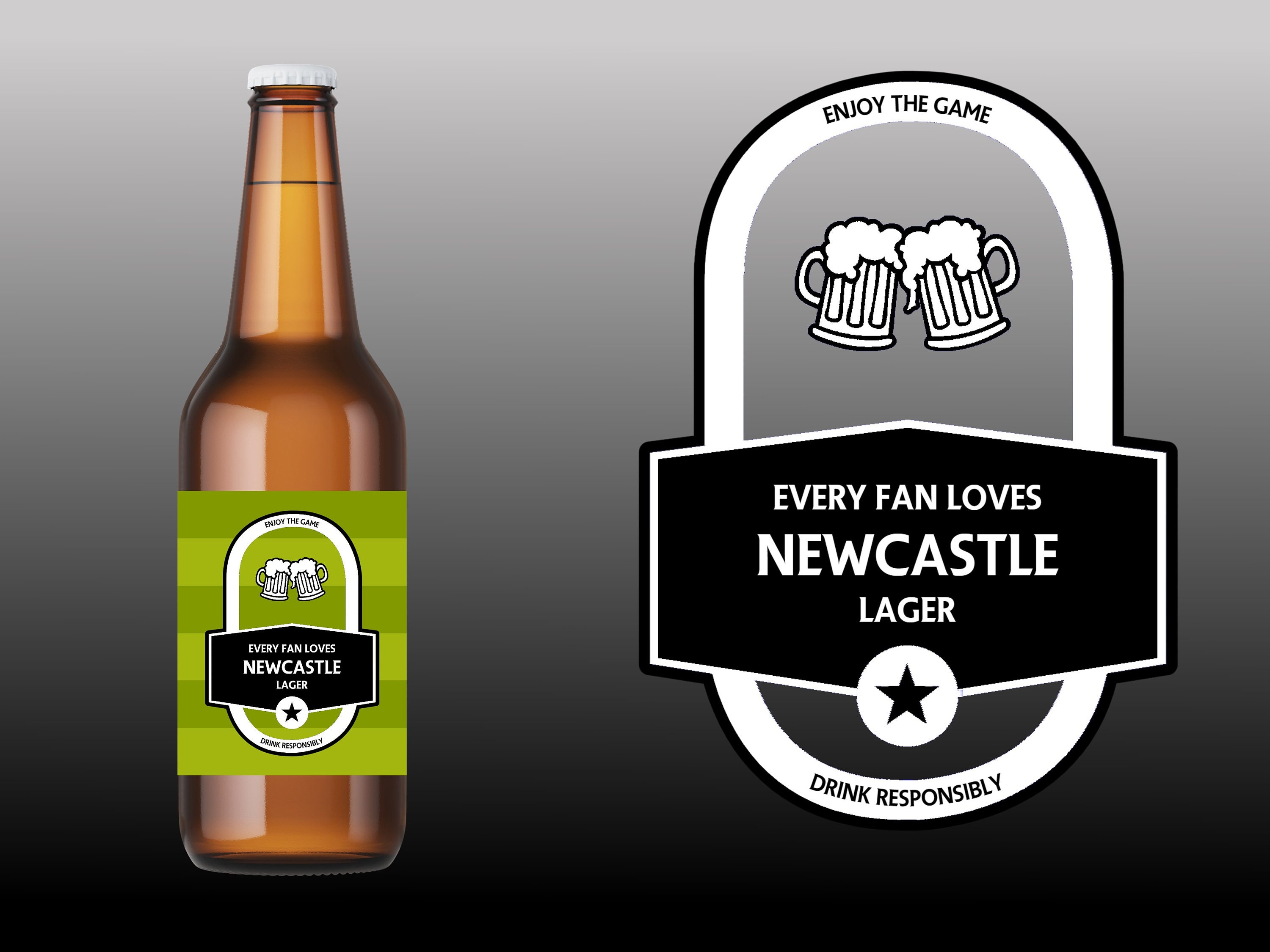 Newcastle Beer Bottle
