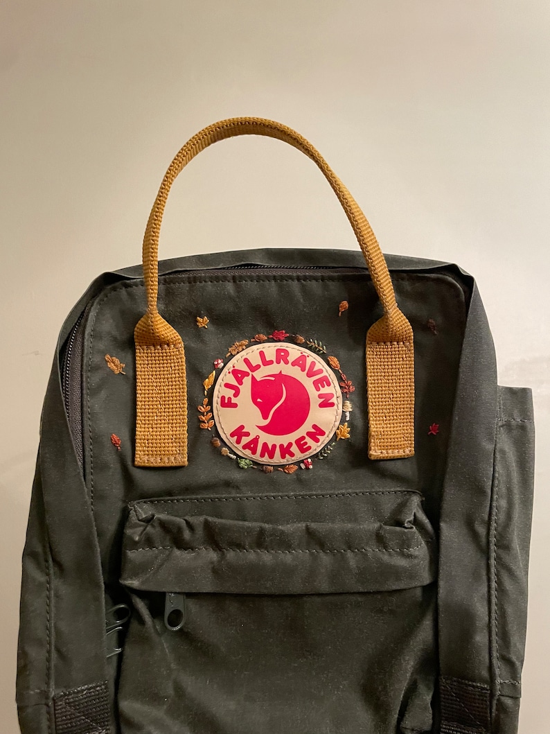 Embroidered Fjällräven Kånken Backpack - Etsy