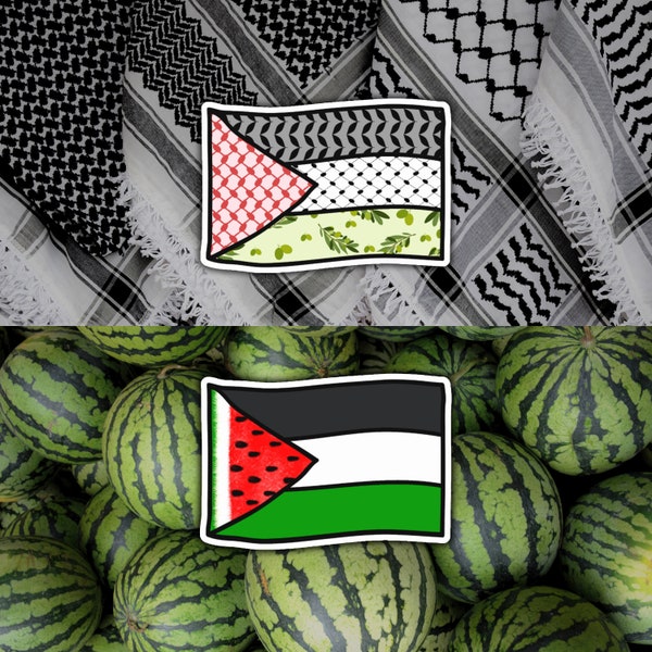 Keffiyeh Car Sticker - Etsy