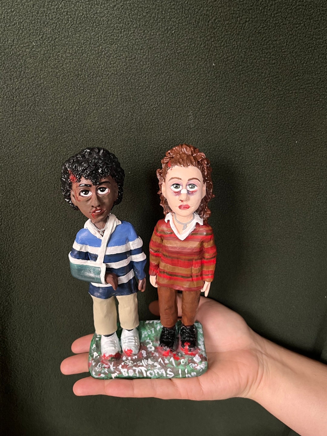 Josie and PJ From Bottoms (2023) Polymer Clay Sculpture / Figurine - Etsy
