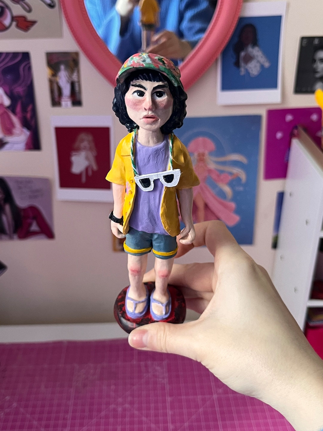Mike Wheeler From Stranger Things 4 Polymer Clay Sculpture / Figurine ...