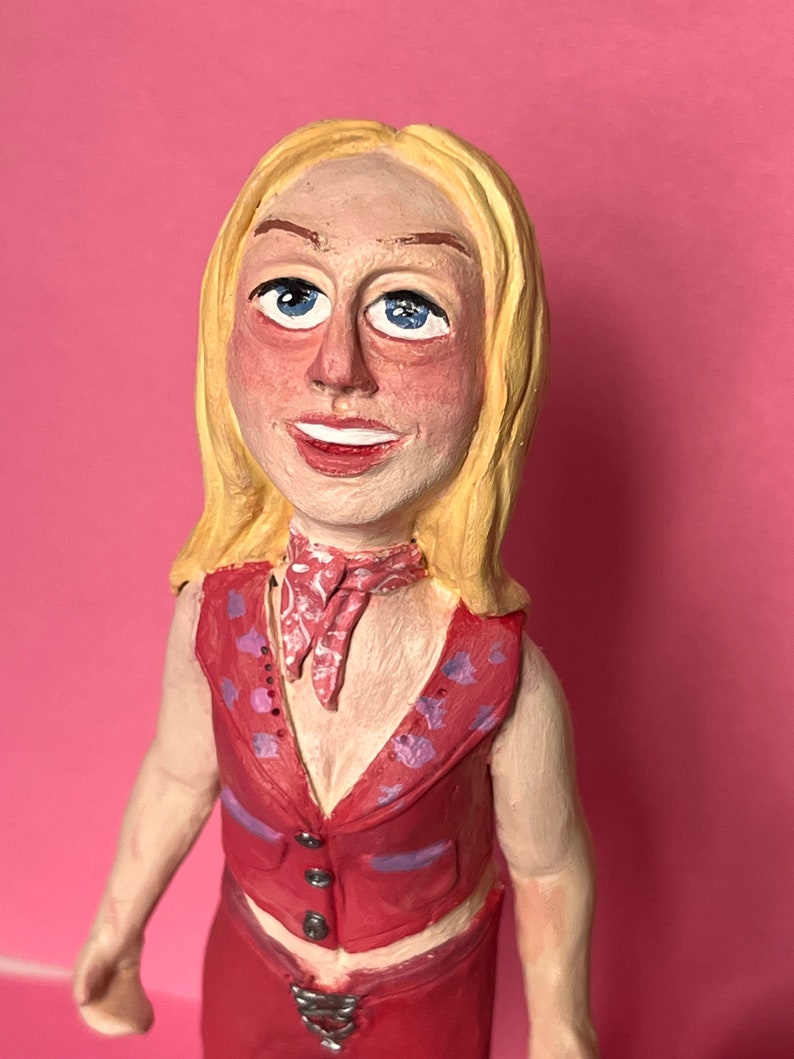 Barbie margot Robbie From the Barbie Movie Cowboy Outfit Polymer Clay ...
