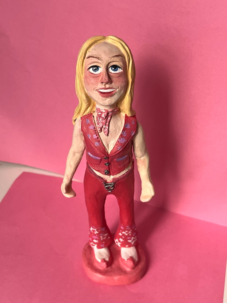 Barbie margot Robbie From the Barbie Movie Cowboy Outfit Polymer Clay ...