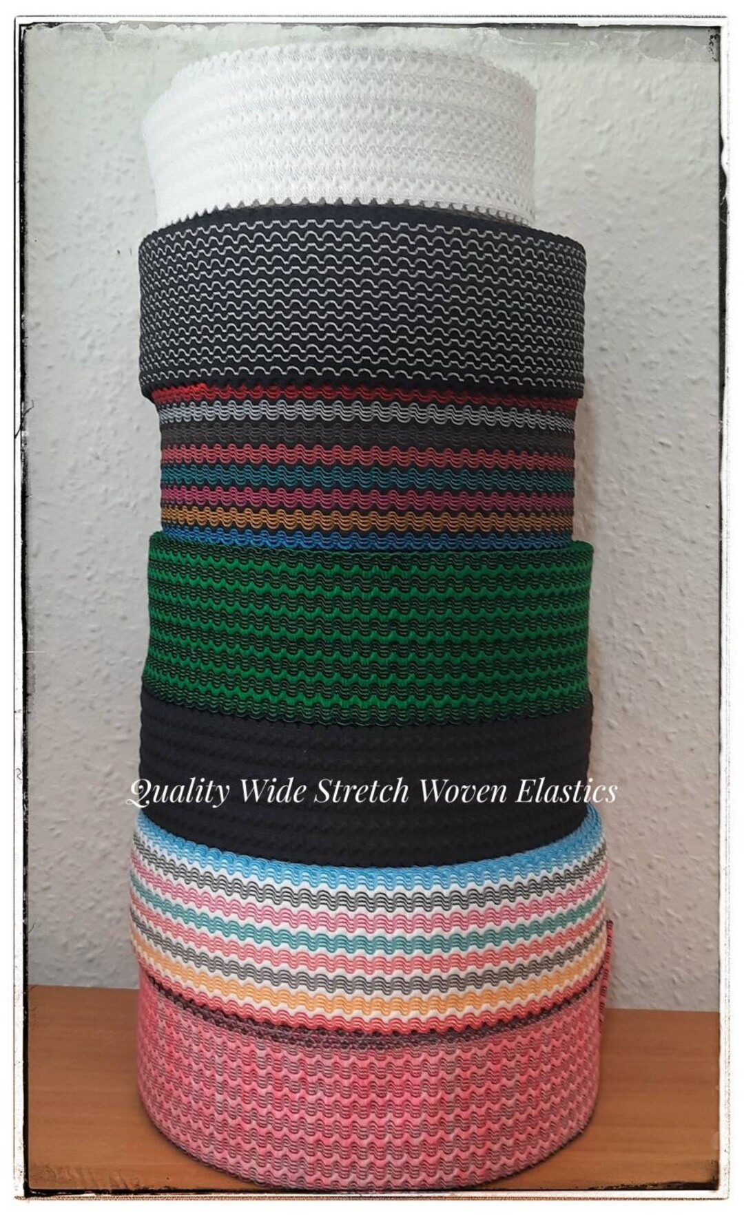 Pretty Extra Wide Wavy Stretch Elastics Waistbands Cuffs Sewing ...