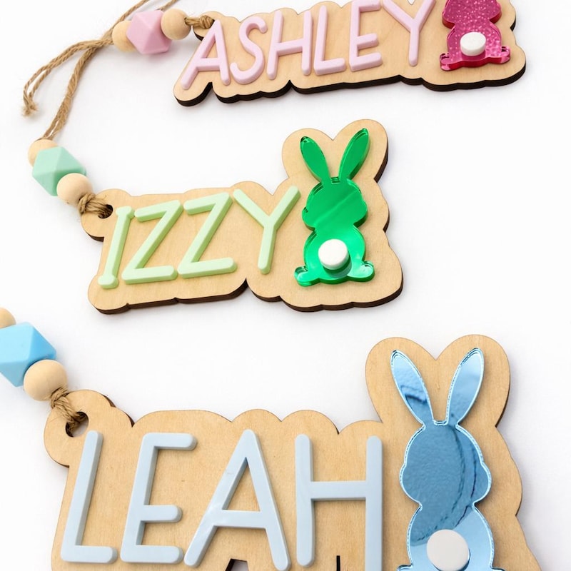Layered Acrylic Name Tag - Etsy