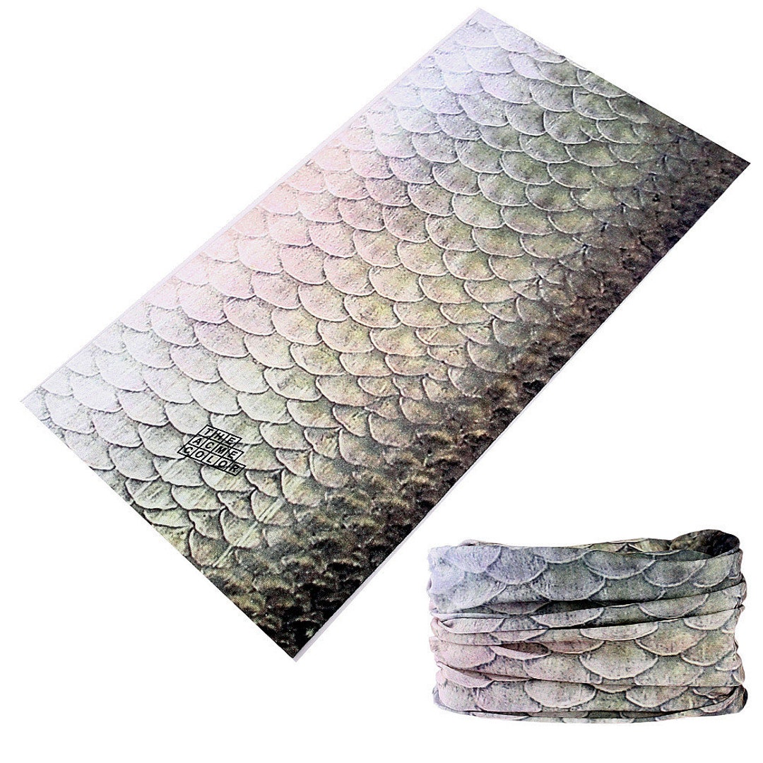 Fish Scales Face Tubes Face Shield Face Mask Fishing Headwear Neck Tube ...