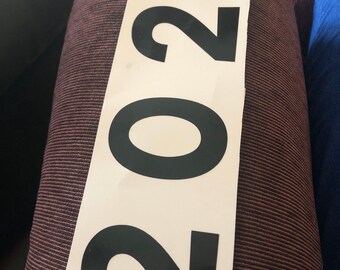 Mailbox Decal With Last Name and Address - Etsy