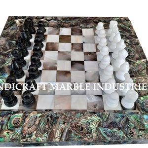 Abalone Chess Board, Marble Chess Board With Marble Chess Pieces ...