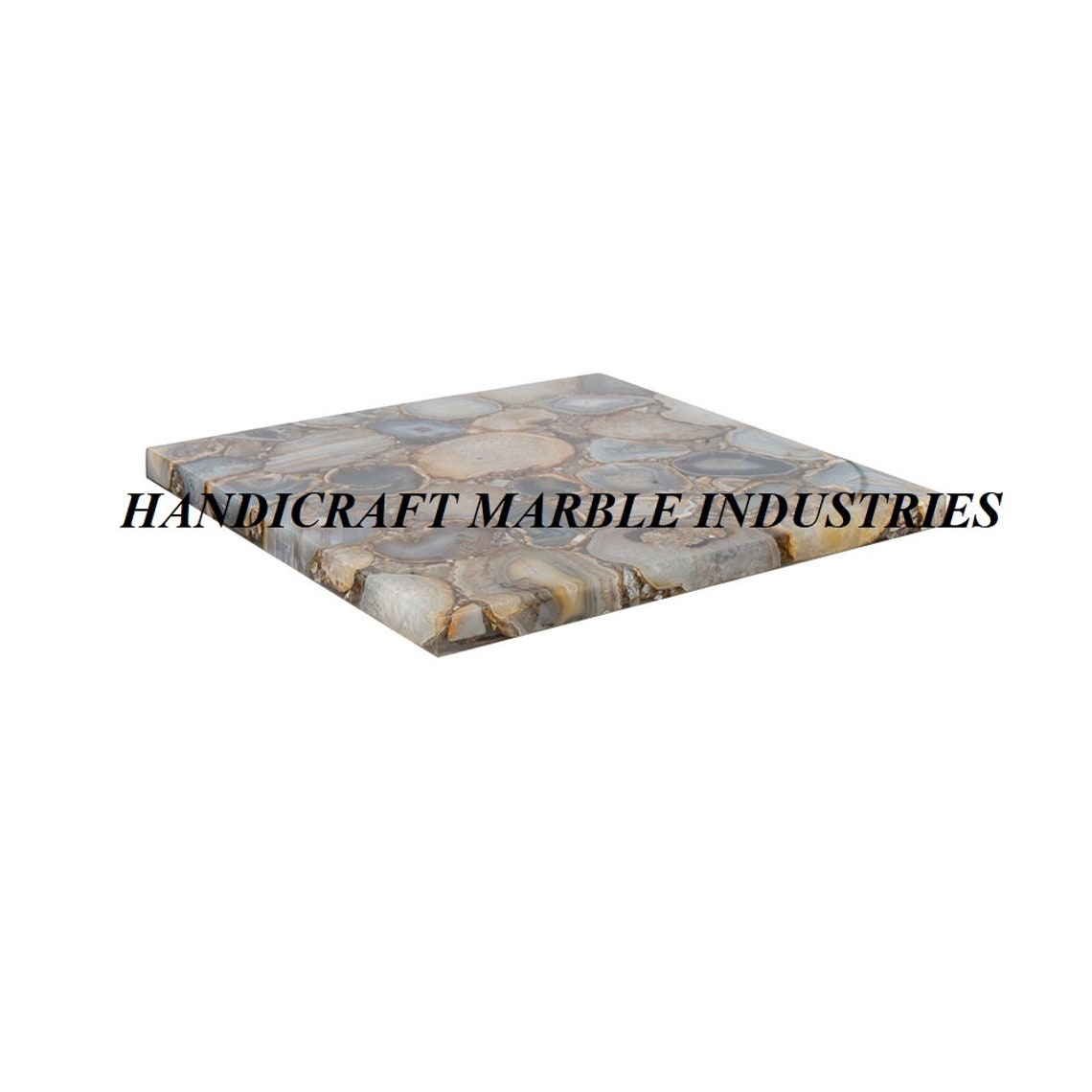 Square Agate Stone Table Natural Agate Square Table Top - Etsy