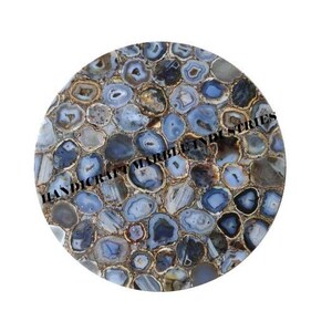 Agate Table Top Round Coffee Table Center Table Side Table - Etsy