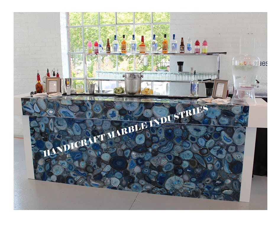 Blue Agate Dining Table Blue Agate Console Table Blue Agate - Etsy