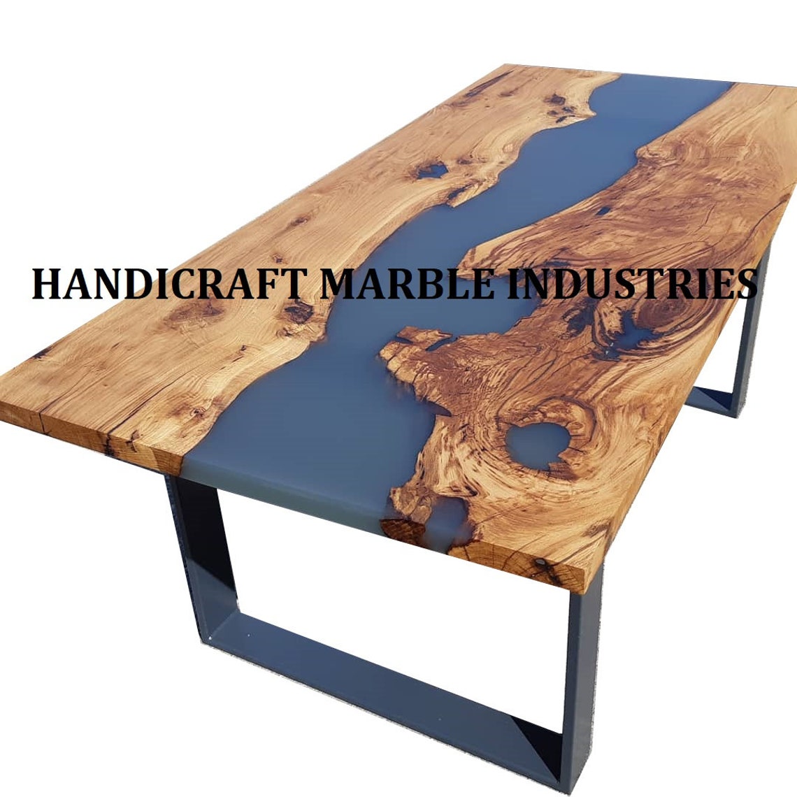 Epoxy Table Live Edge Wooden Table Epoxy Resin River Table | Etsy