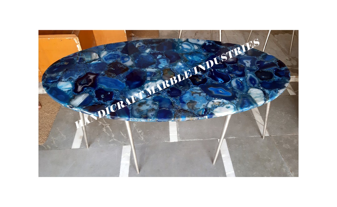 Natural Agate Dining Table Top Agate Table Top Agate Table - Etsy