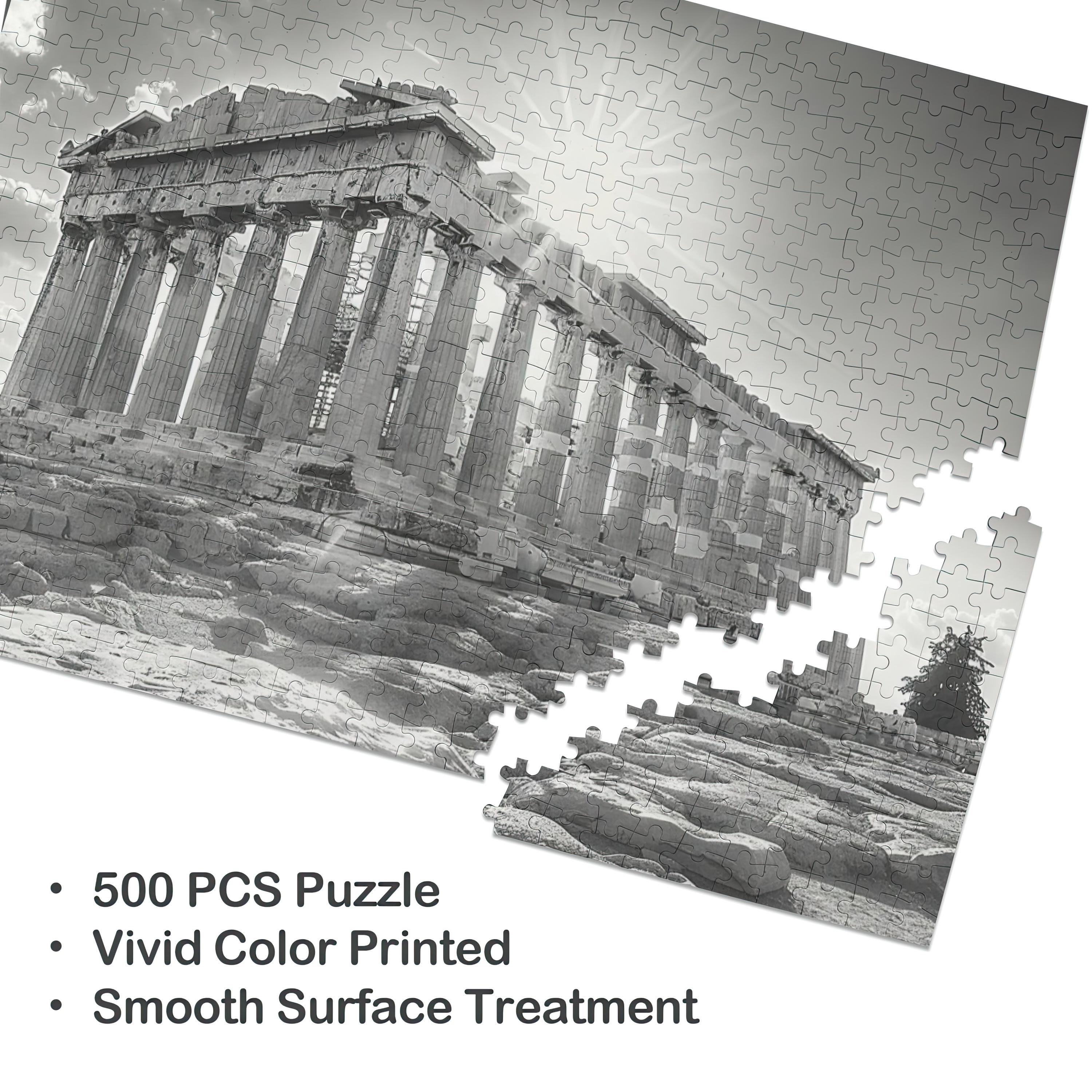 The Parthenon in Greece 500-piece Jigsaw Puzzle - Etsy