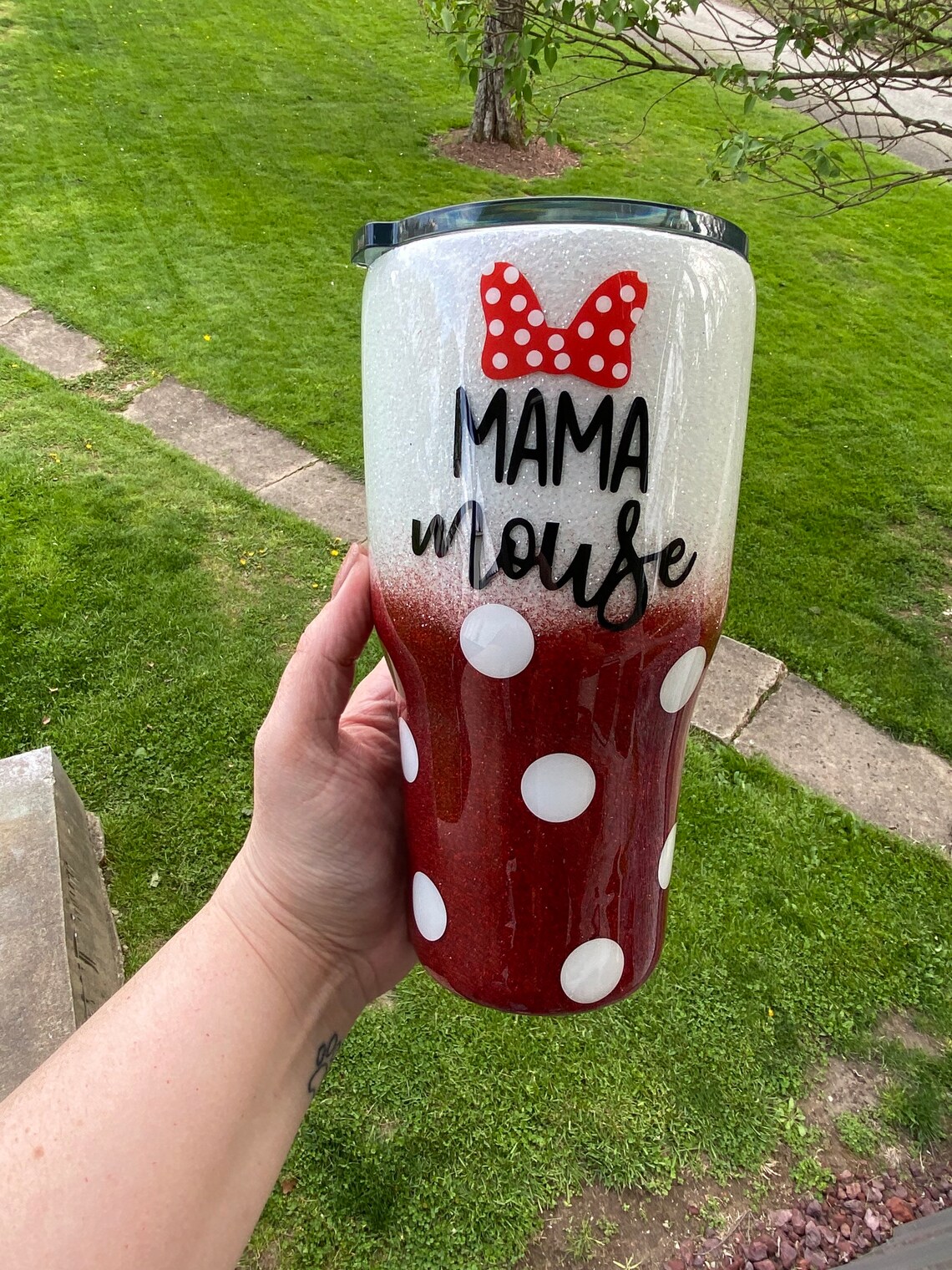 Mommy And Mini Mouse Tumblers Etsy