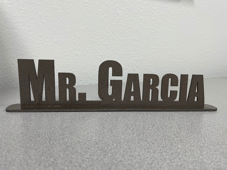 Wood Name Plate Name Cutout Cutout Sign - Etsy