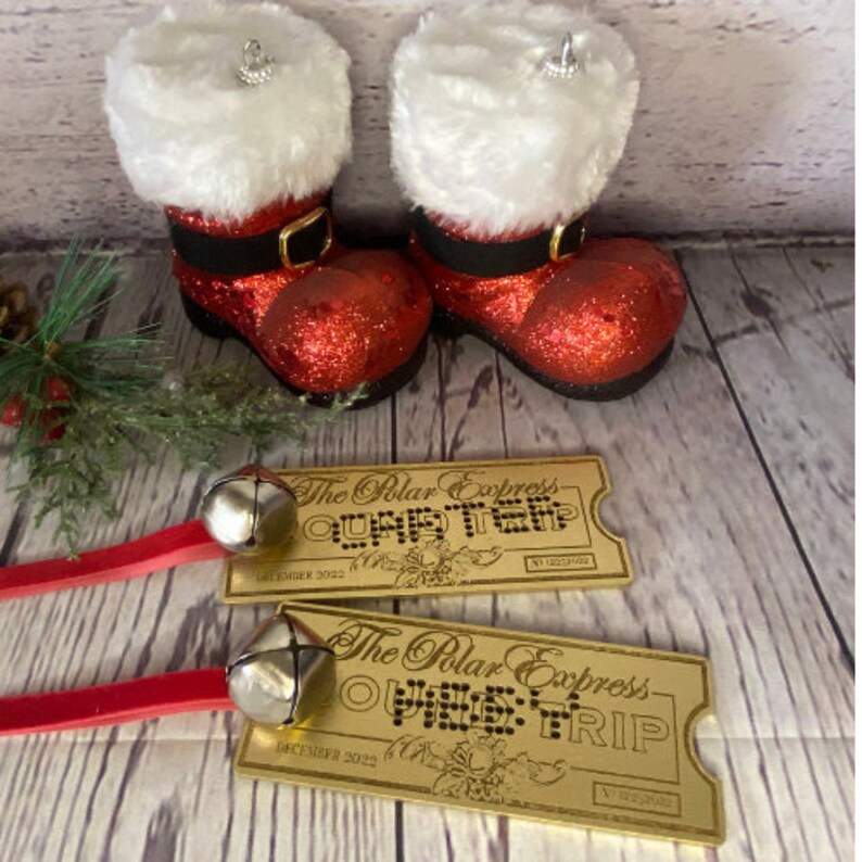 Personalized punched Polar Express Christmas - Etsy