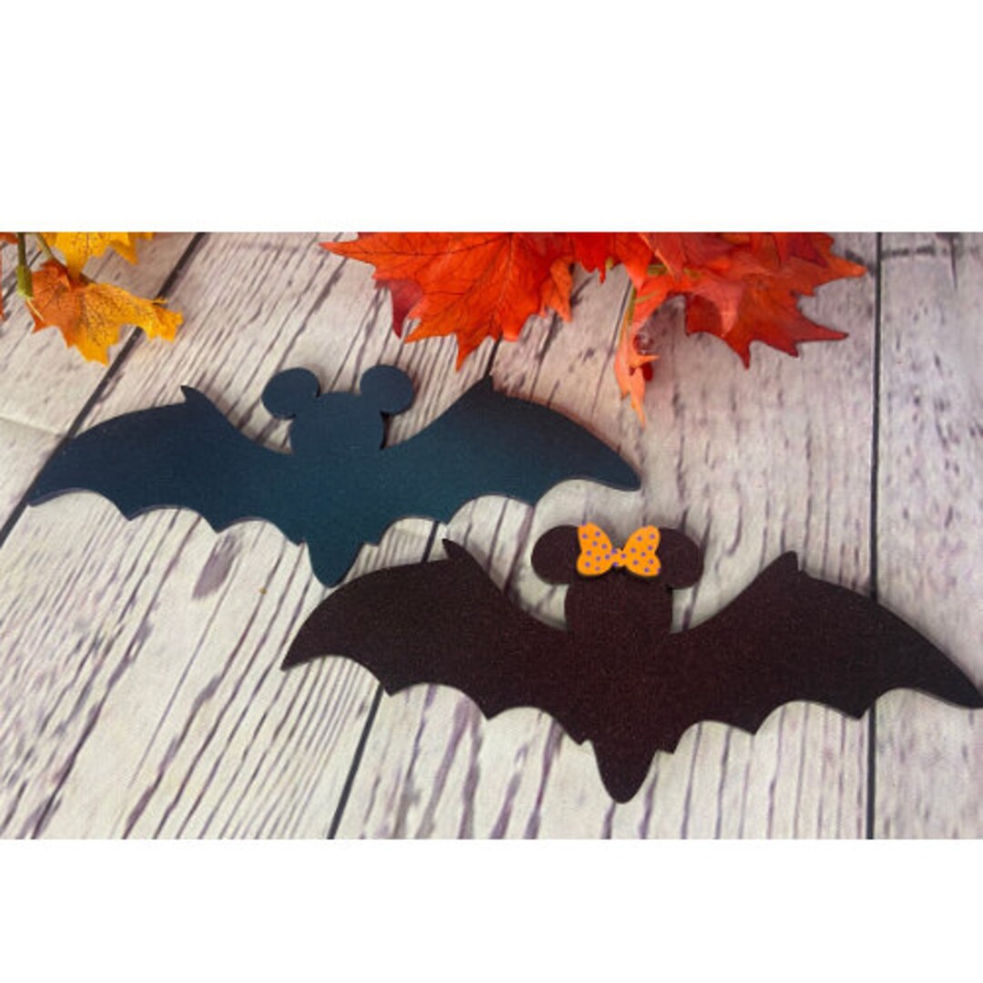 Mickey and Minnie Bats Halloween Decorations Disney Inspired Halloween ...