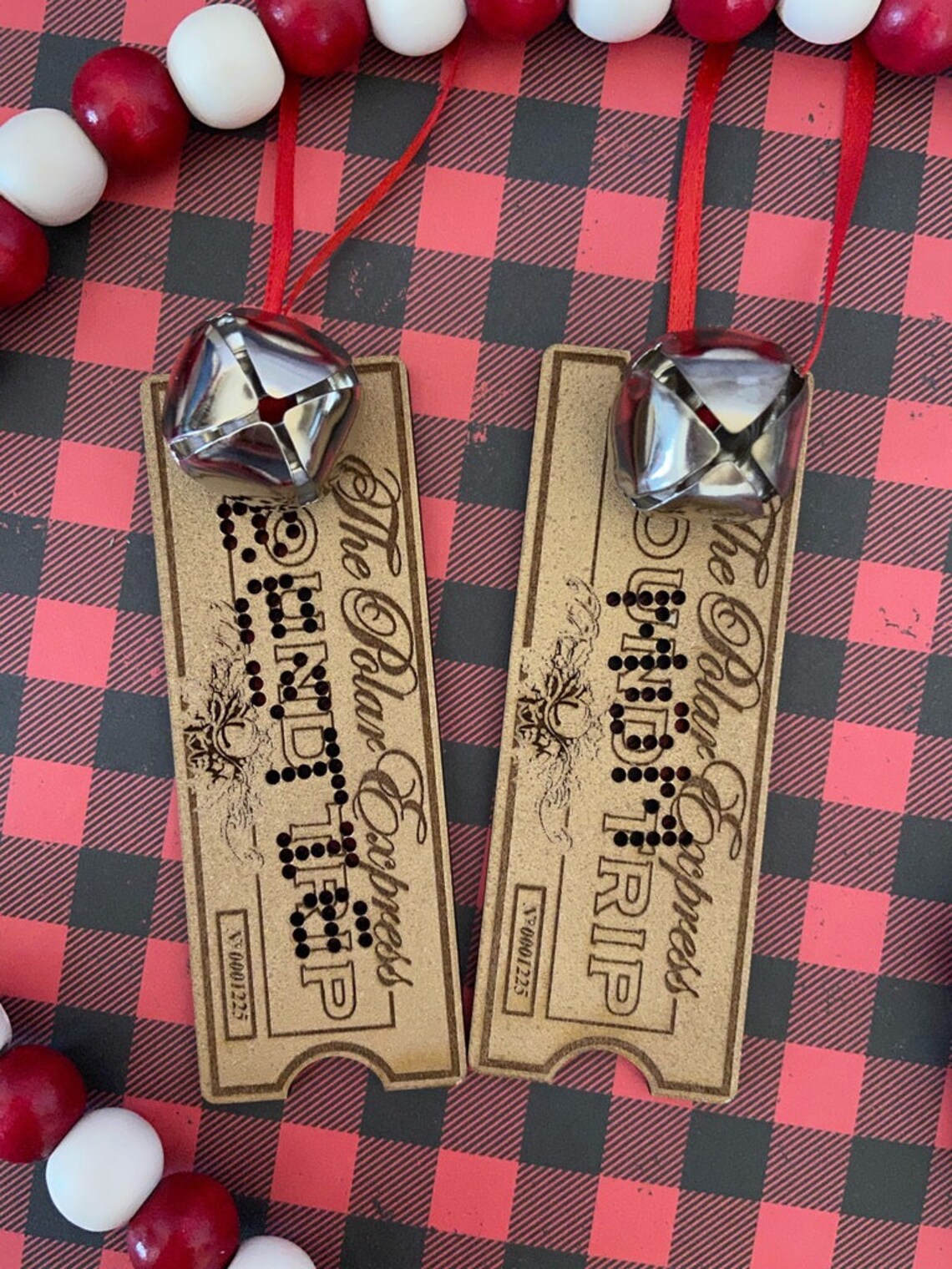 Personalized punched Polar Express Christmas - Etsy