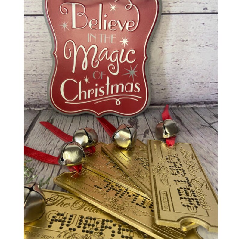 Personalized punched Polar Express Christmas - Etsy