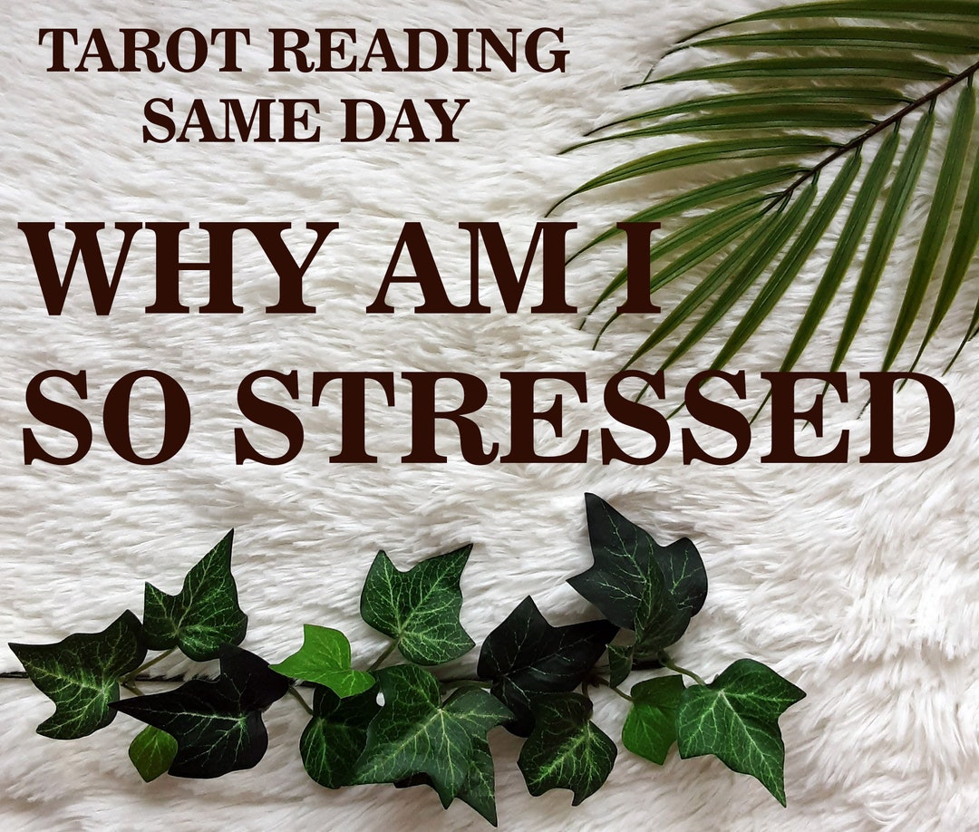 Why Am I So Stressed Fast Tarot reading within 24 hours - Etsy España