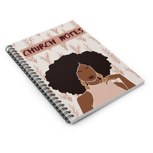 Natural Woman Church Notes Spiral Notebook Ruled Line - Etsy