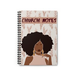 Natural Woman Church Notes Spiral Notebook Ruled Line - Etsy