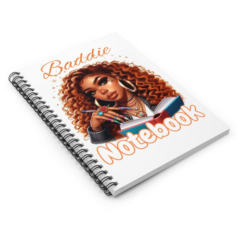 Baddie Ginger Baddie Squad Collection Spiral Notebook Ruled Line - Etsy