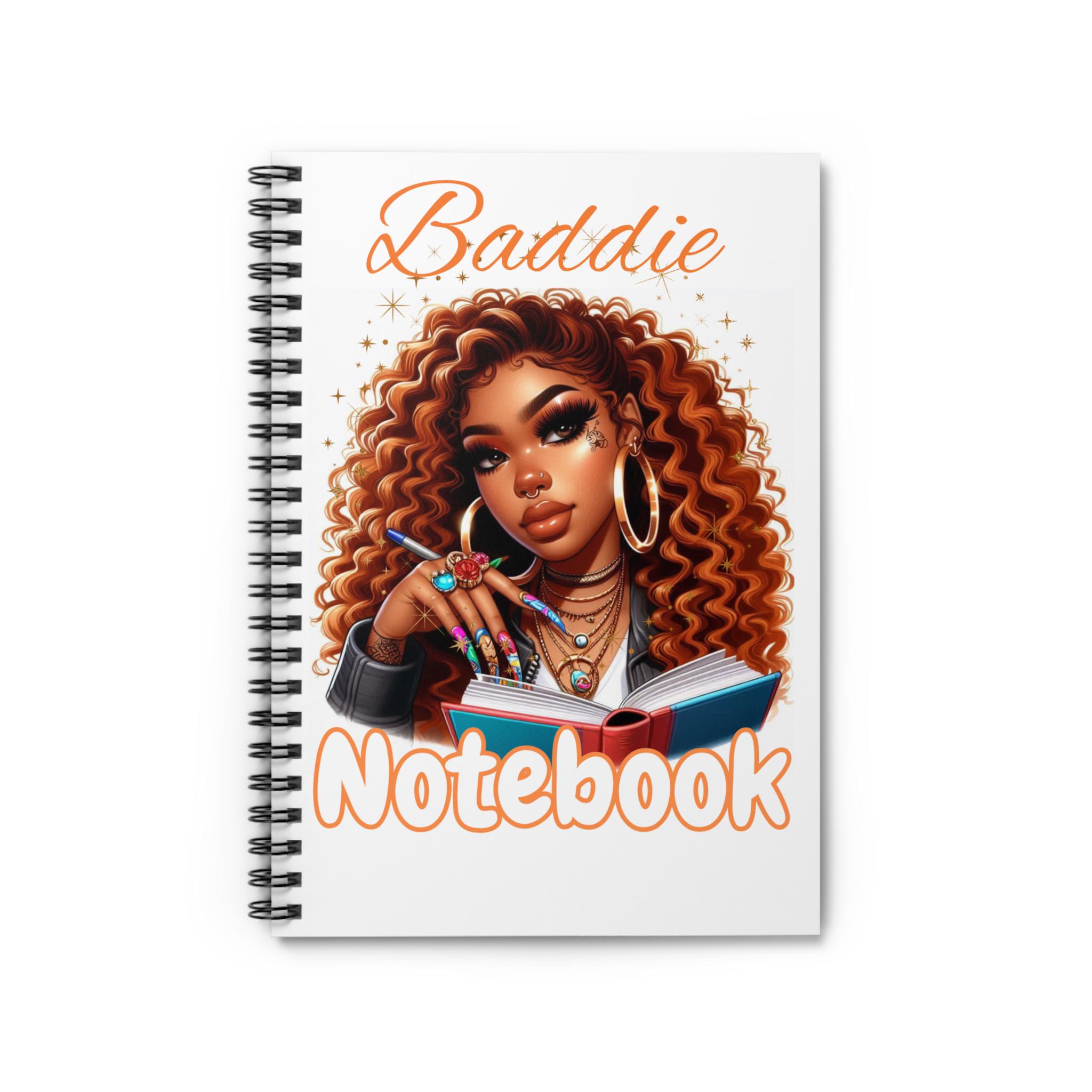 Baddie Ginger Baddie Squad Collection Spiral Notebook Ruled Line - Etsy