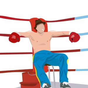 Snatch Inspired Illustration, Brad Pitt Illustration, Snatch Print ...