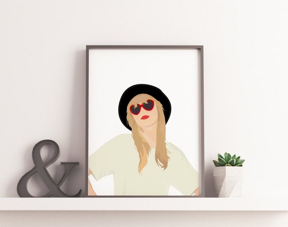 Taylor Swift Inspired Print Digital Taylor Swift - Etsy